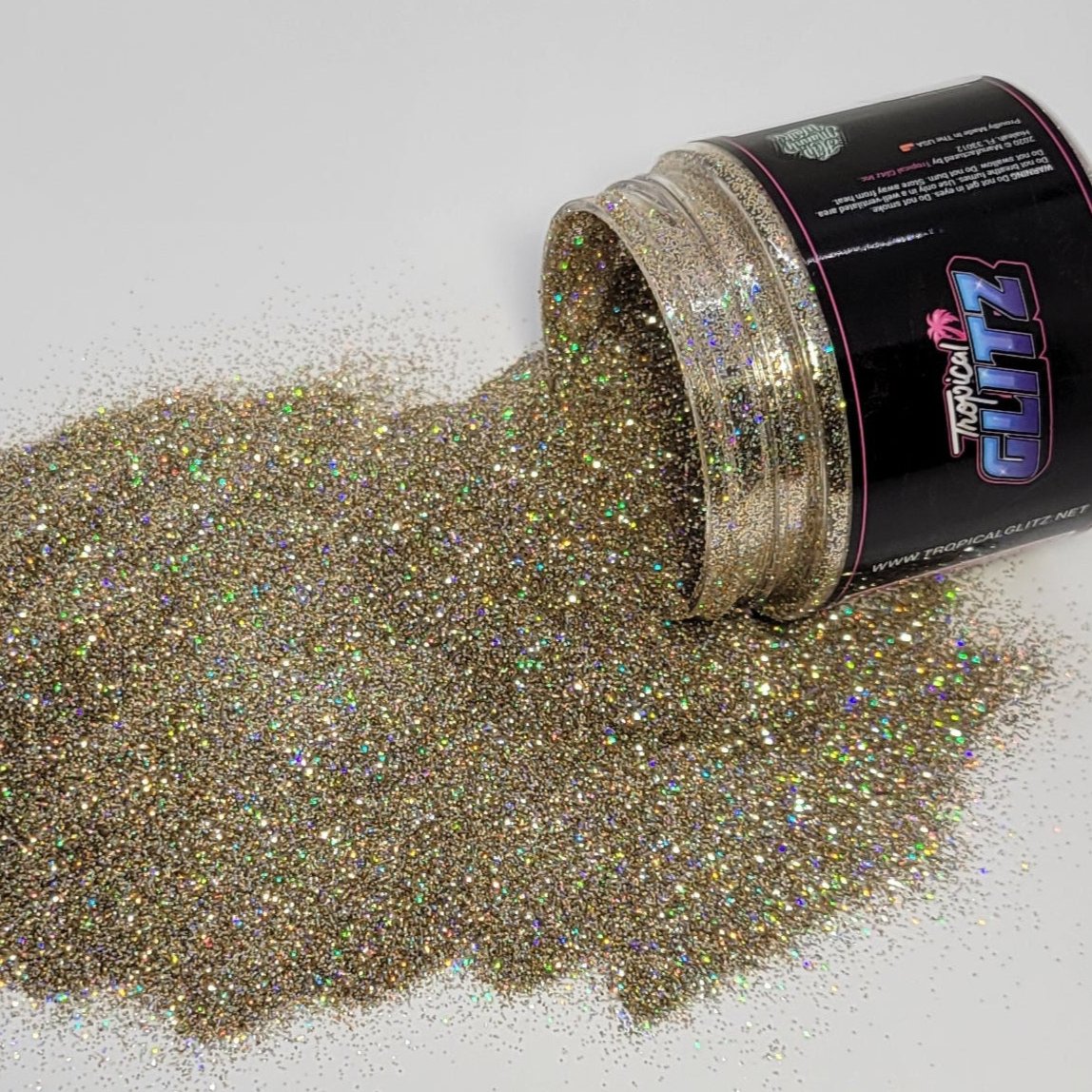 Sandy Cheekz Metal Flake | Tropical Glitz