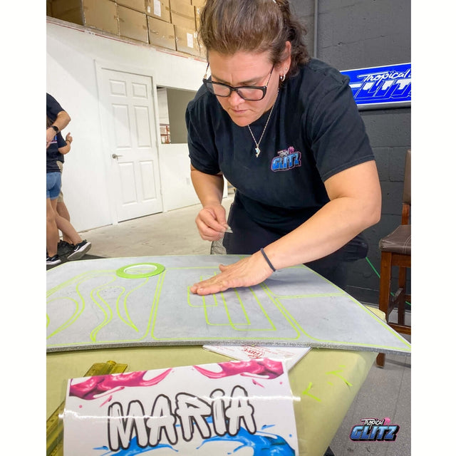 Custom Paint Tricks 3.0 with K-Daddy- Video Tutorial - Tropical Glitz ...