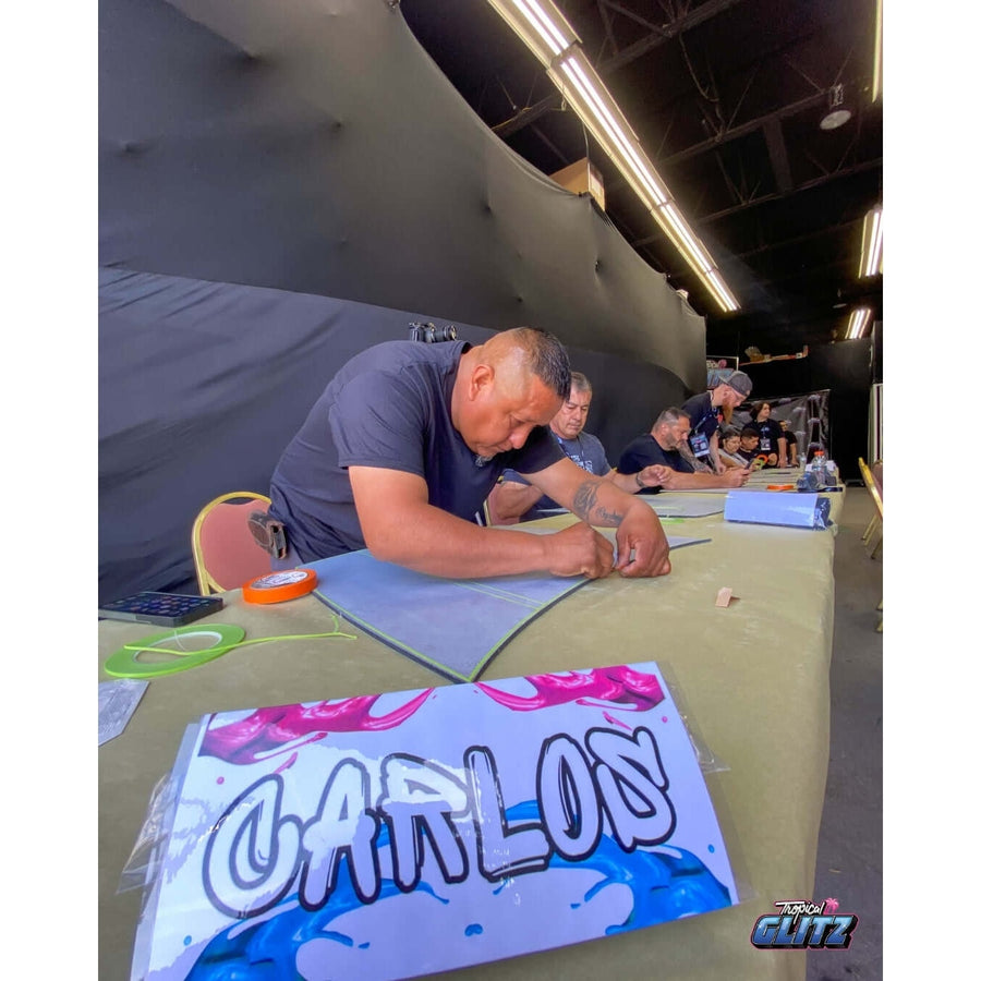 Custom Paint Tricks 3.0 with K-Daddy- Video Tutorial - Tropical Glitz ...