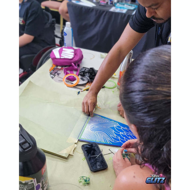 Custom Paint Tricks 3.0 with K-Daddy- Video Tutorial - Tropical Glitz ...