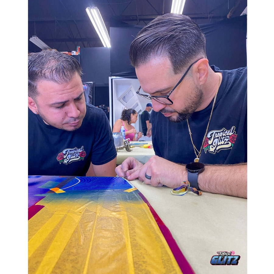 Custom Paint Tricks 3.0 with K-Daddy- Video Tutorial - Tropical Glitz ...