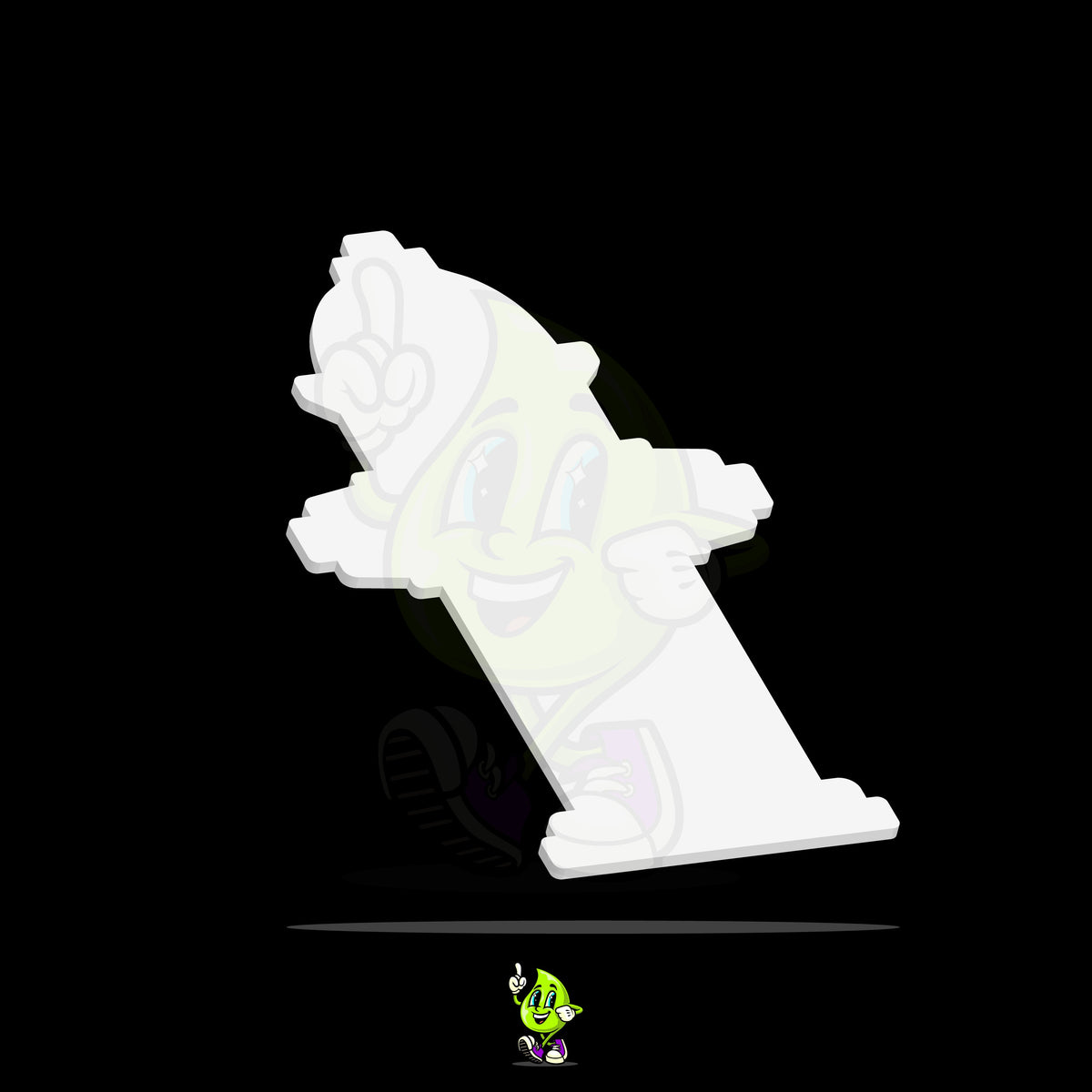 Blank Fire Hydrant | Tropical Glitz