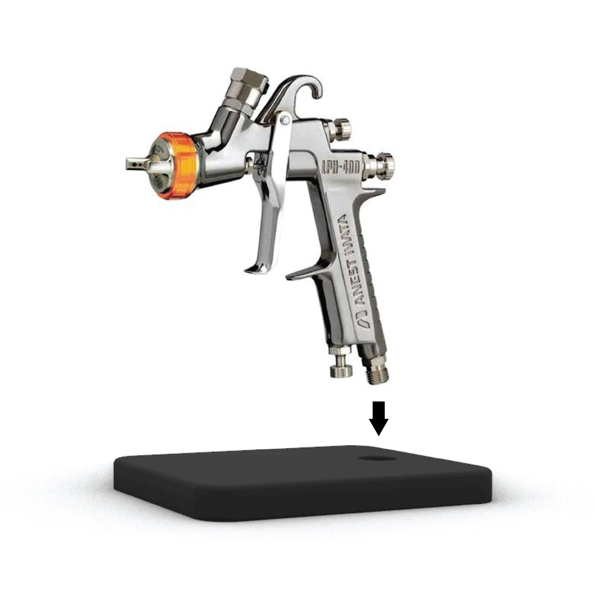 Spray Gun Metal Base Holder | Tropical Glitz