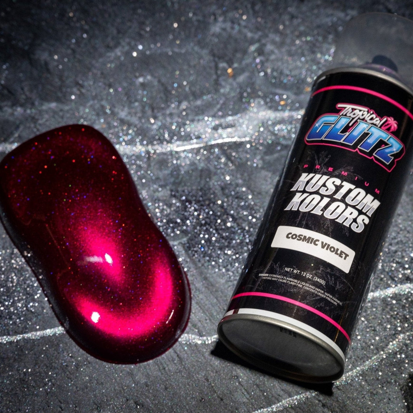 Cosmic Violet – Tropical Glitz