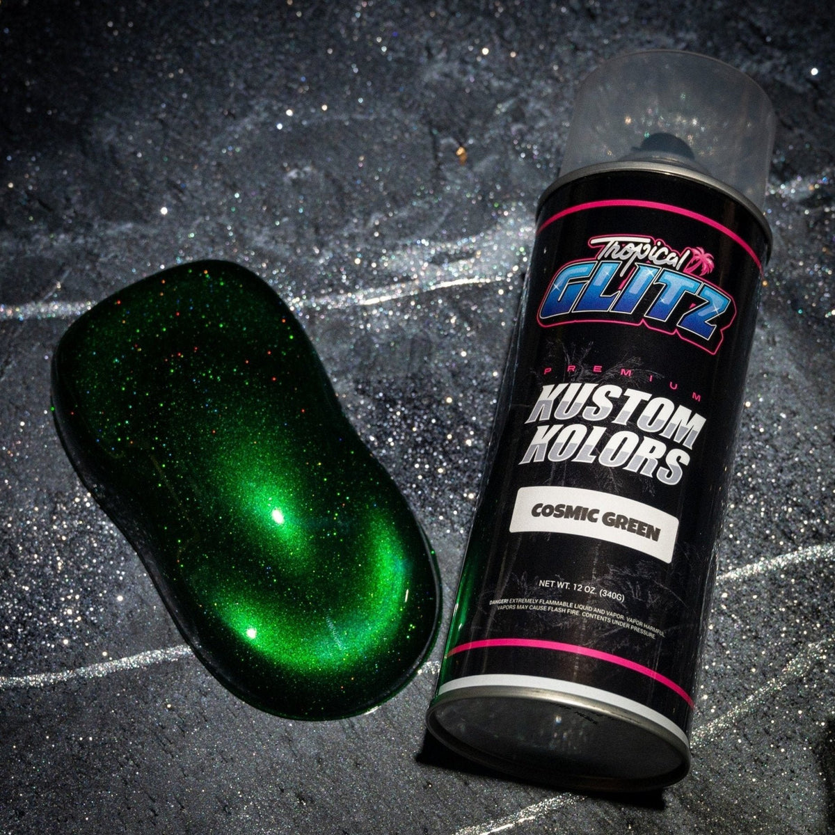 Cosmic Green - Tropical Glitz | Tropical Glitz