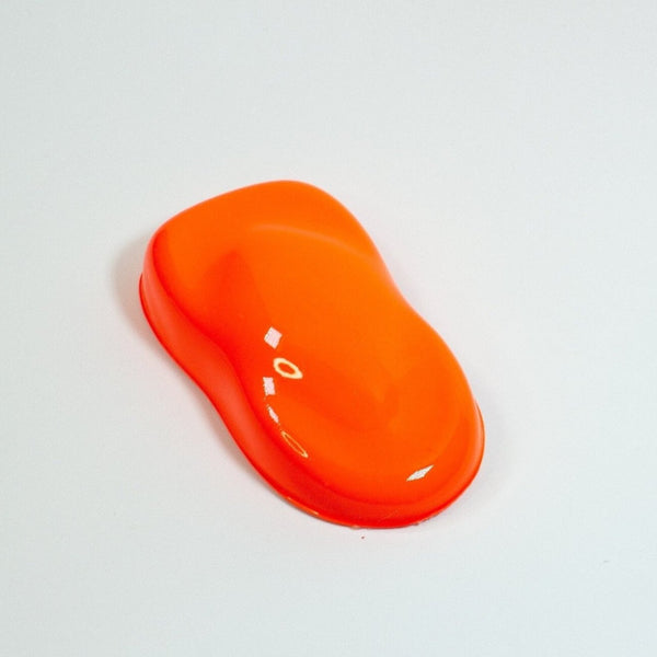 neon orange solid background